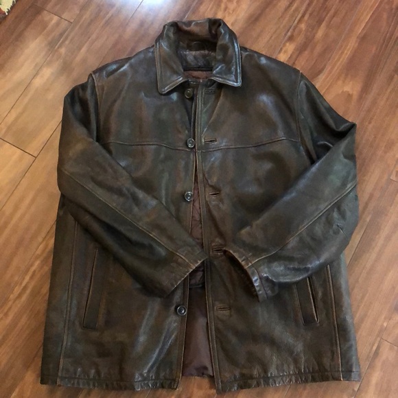 Leather Limited | Jackets & Coats | Leather Limited Brown Leather ...